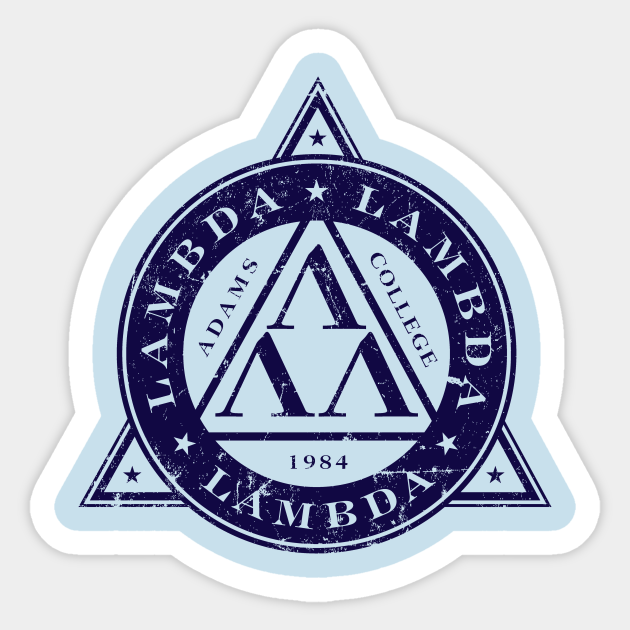 Lambda Lambda Lambda - Revenge Of The Nerds - Sticker | TeePublic
